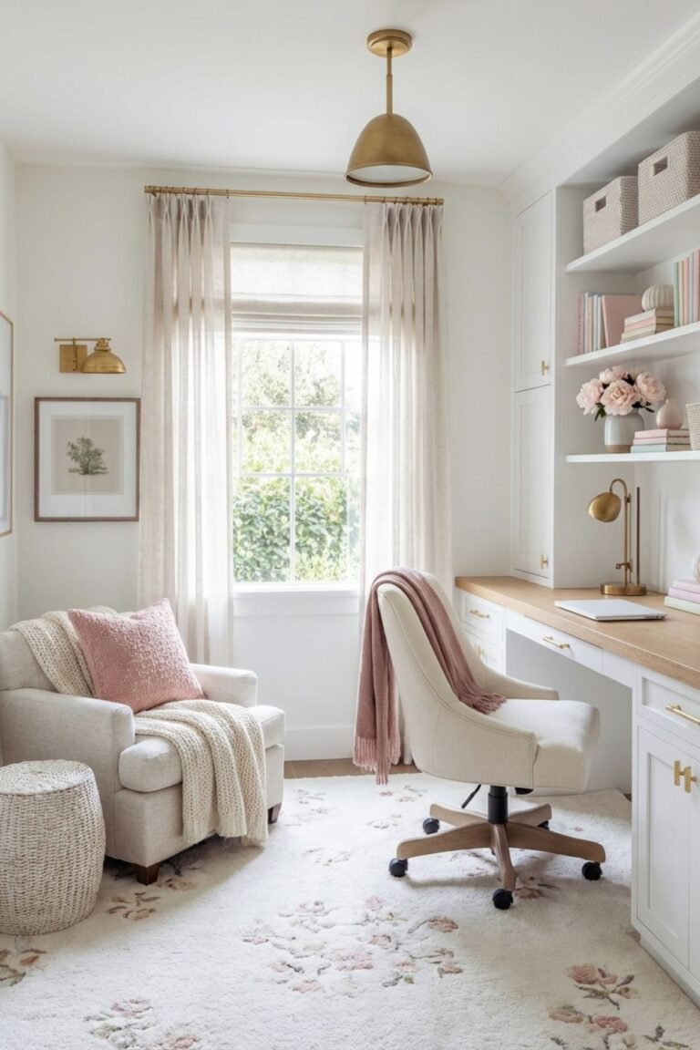 14 Work at Home Office Ideas for Women (That Feel Cozy, Functional, and ...